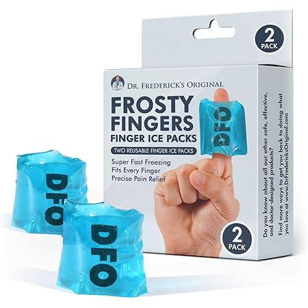 Amazon.com: Finger and Toe Cold Gel Ice Pack, Reusable Cryotherapy ...