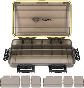 Amazon.com: RUNCL Fishing Tackle Box, Waterproof Tray for Jigs Lures ...