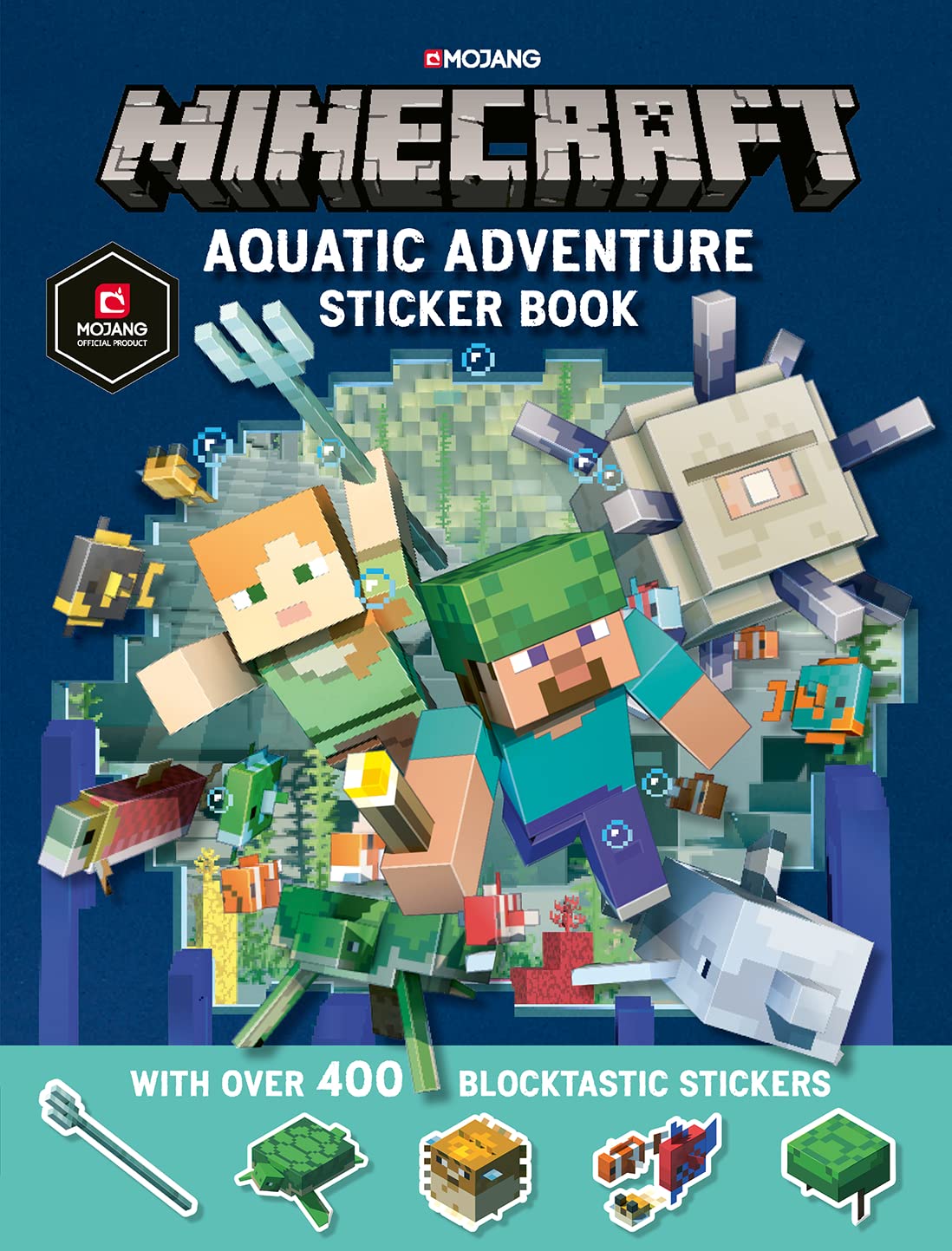 Minecraft Aquatic Adventure Sticker Book : Mojang AB: Amazon.co.uk: Books