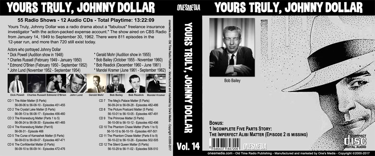 Amazon.com: YOURS TRULY, JOHNNY DOLLAR COLLECTION Volume 14 with Bob ...