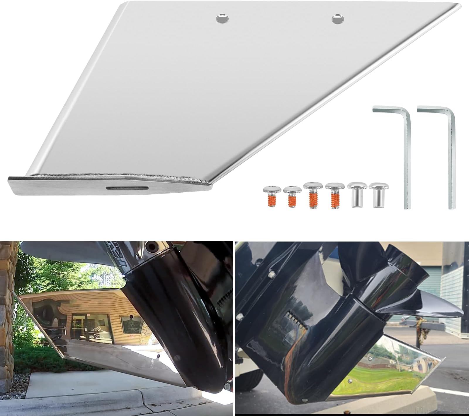 27031 Skeg Guard Skeg Protector Kit Marine-Grade Stainless Steel ...