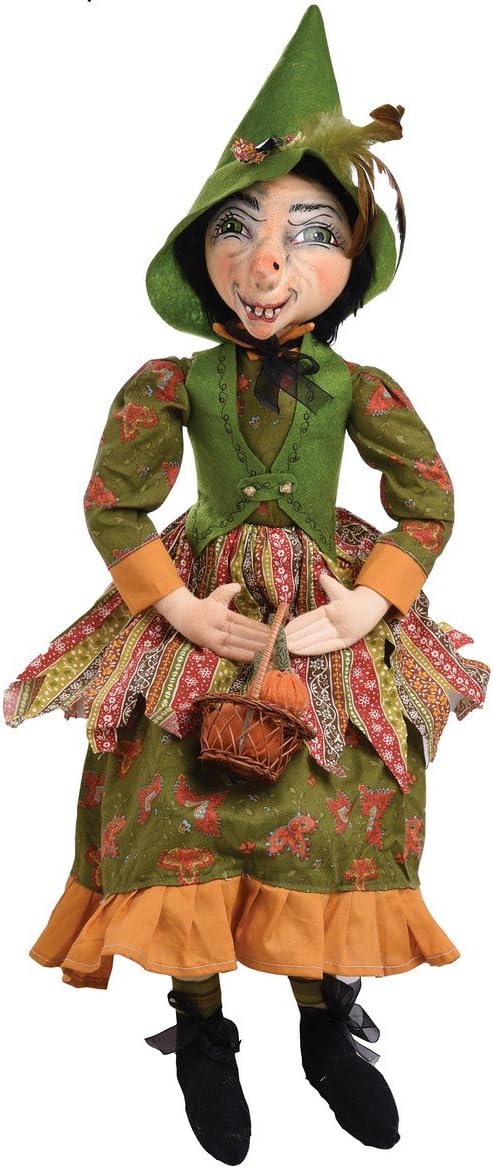 Amazon.com: GALLERIE II Halloween Winifred Toad Frog Witch Large Folk ...