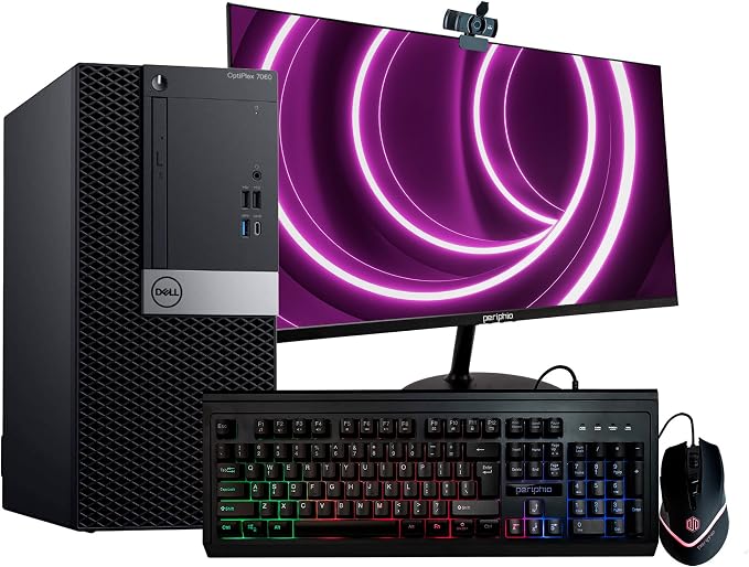 Amazon.com: Dell Optiplex 7060 Tower Desktop Computer | Intel i7-8700 ...