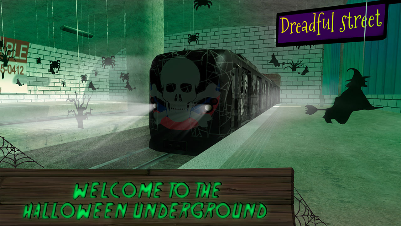 Spooky Halloween Subway Train Driver 3D: Metro Simulator Spooky ...
