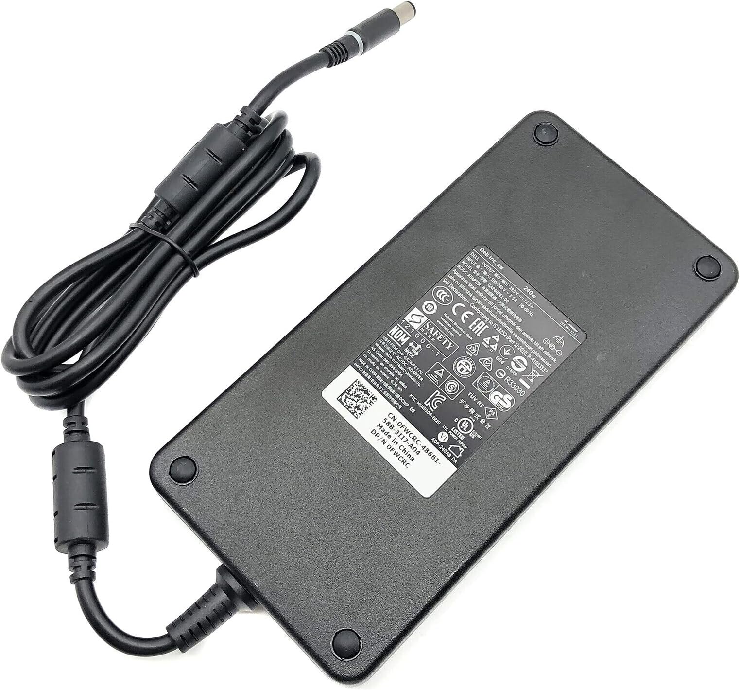 Amazon.com: 240W 180W Laptop Charger Replacement for Dell Alienware M17 ...