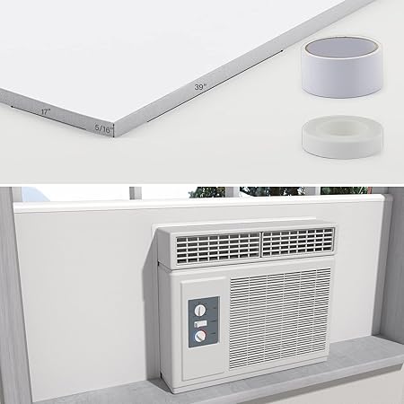 Amazon.com: BJADE'S Window Air Conditioner Side Insulated Foam Panel ...