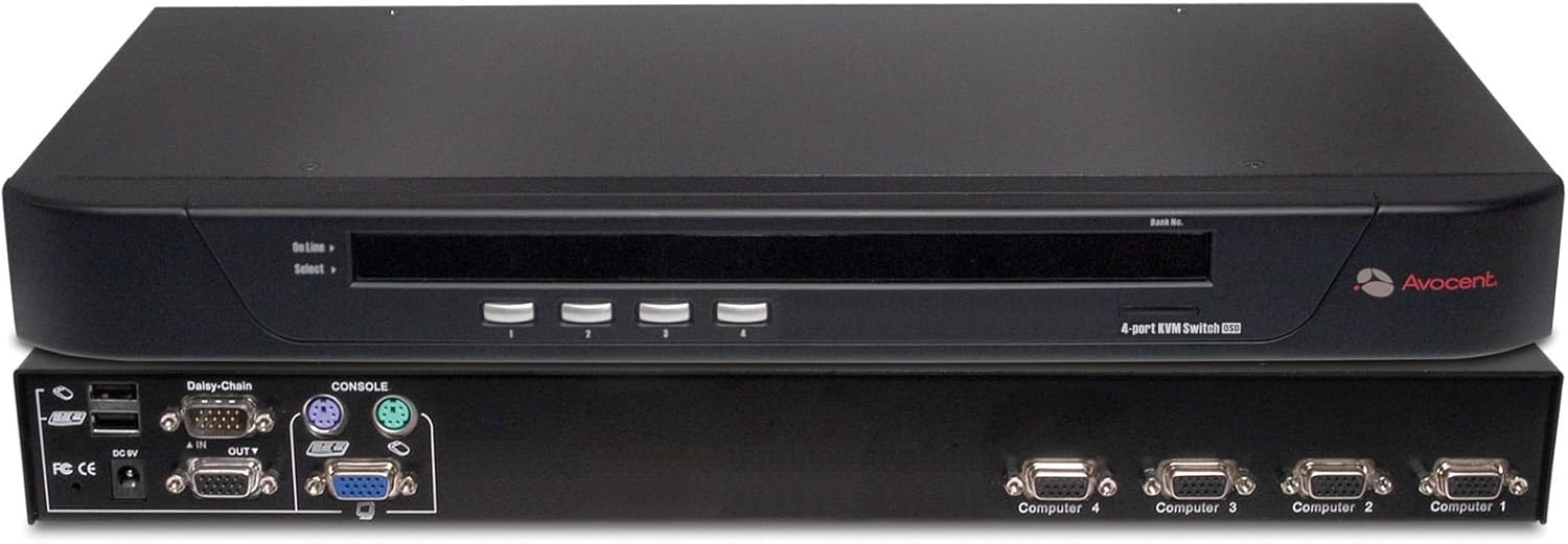 Avocent Switchview 4-Port KVM Switch with OSD PS/2 and USB : Amazon.co ...