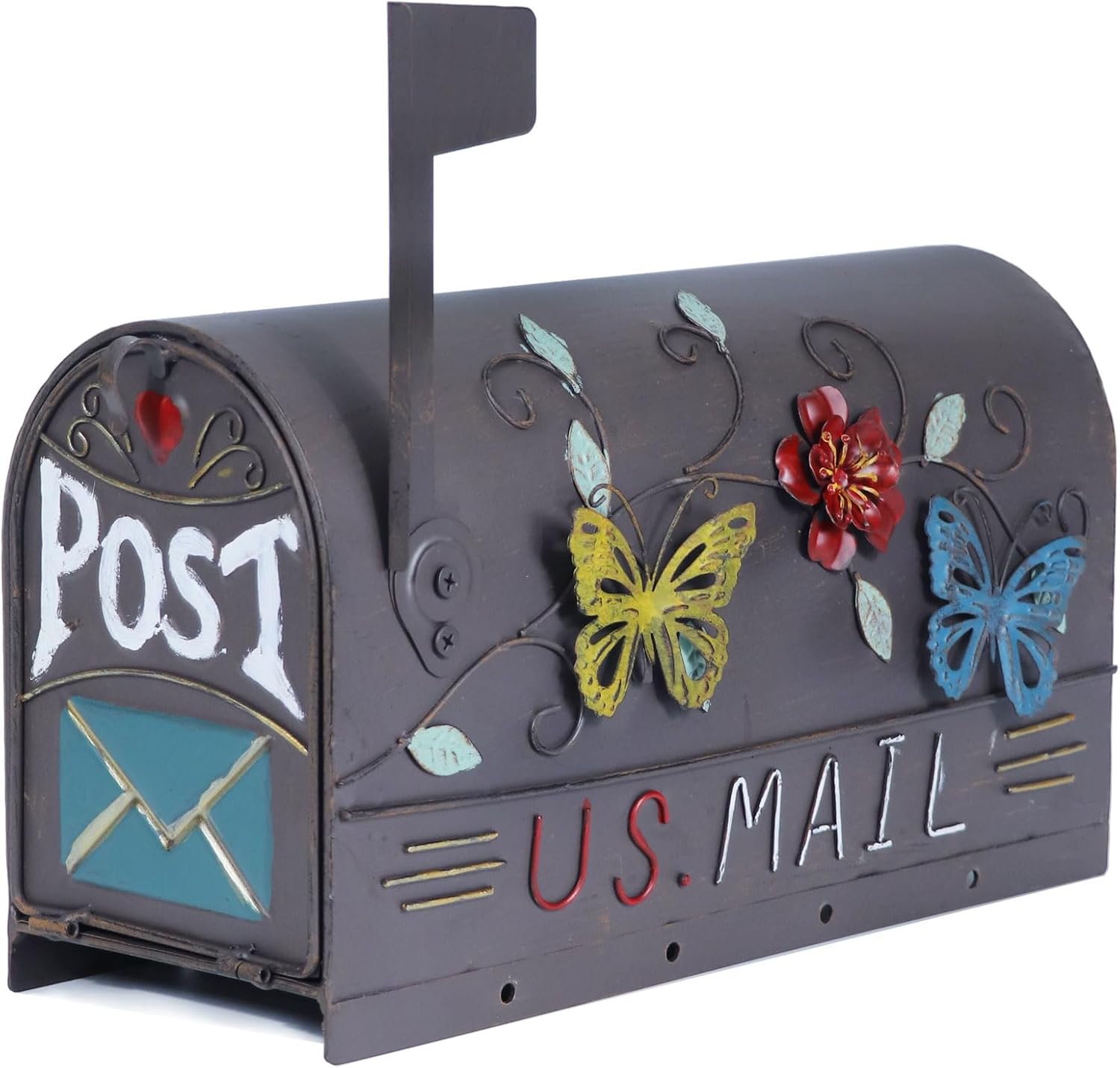 Amazon.com: Heavy Duty Mailboxes for Outside, Mail Boxes Post Mount ...
