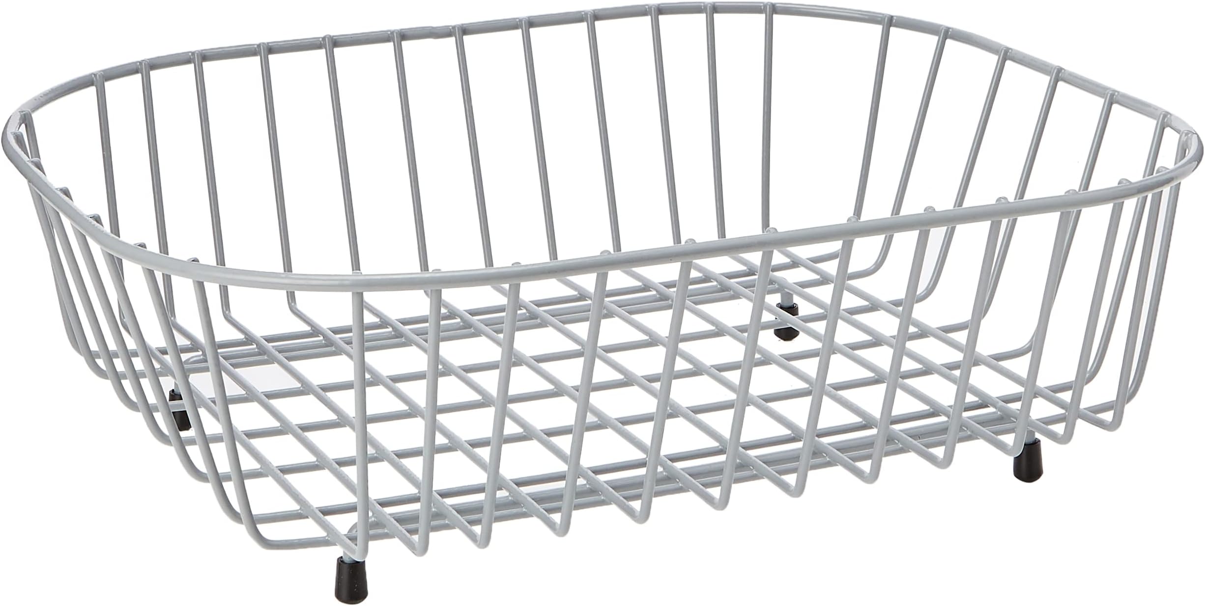 Delfinware Oval Sink Basket, Metal, Grey, 38 x 33 x 12.5 cm : Amazon.co ...