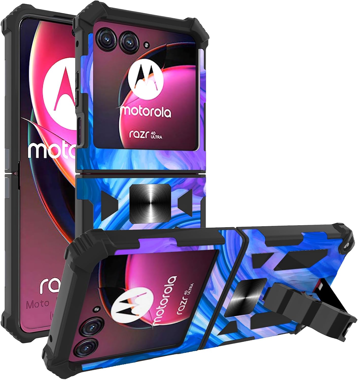 Amazon.com: Ailiber Razr 2023 Case for Magnetic Car Mount, Kickstand ...