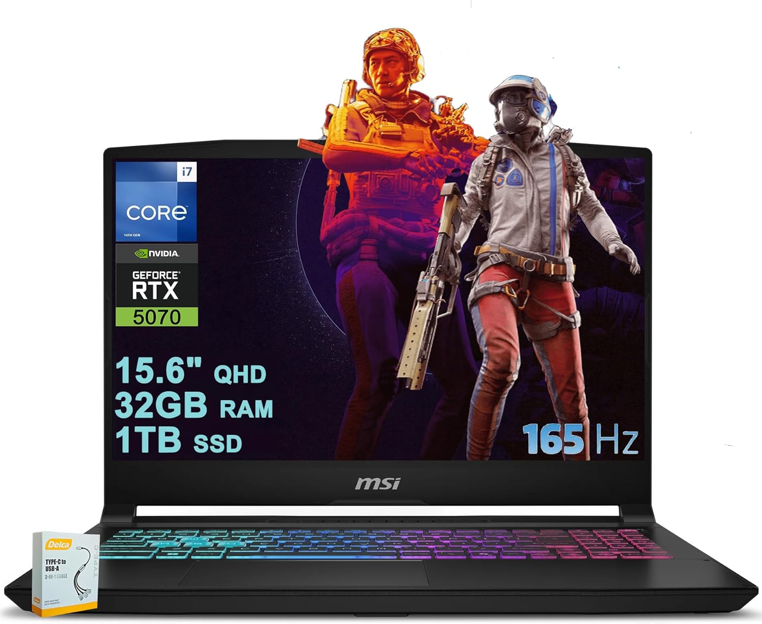 Amazon.com: MSI Katana 15 HX Gaming Laptop | 15.6" QHD 165Hz 100% DCI ...