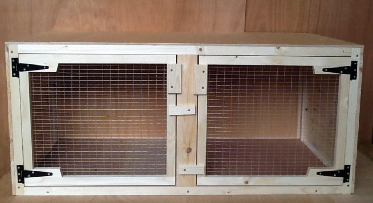 Delton Pets 4ft Large Rabbit/Guinea Pig/Hedgehog, indoor Hutch, Breeder ...