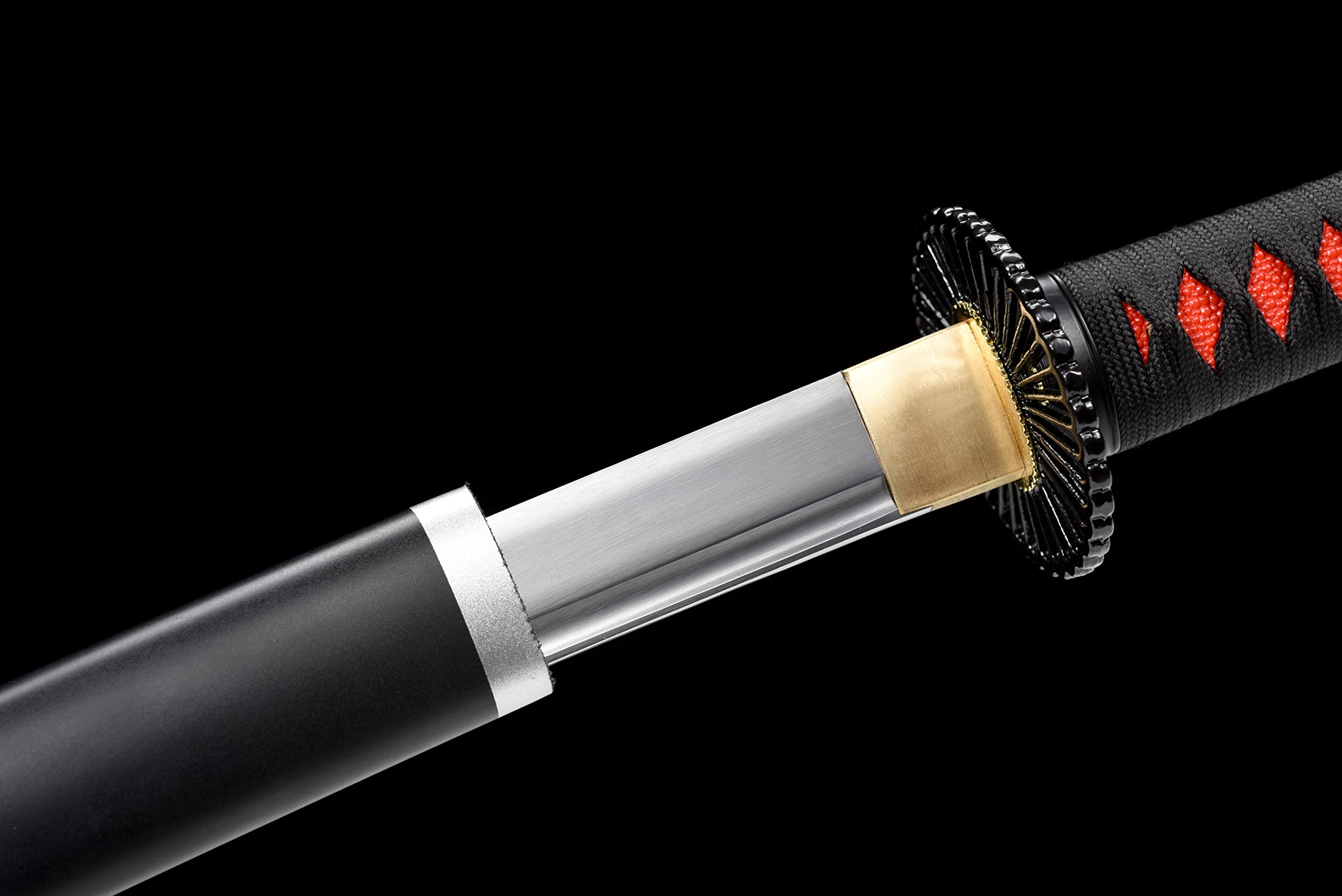 Handmade Katana Sword, Sharp Real Katana Samurai Sword 1090 Carbon ...