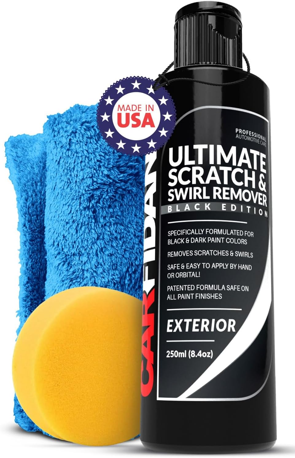 Amazon.com: Carfidant Black Scratch and Swirl Remover - Car Scratch ...