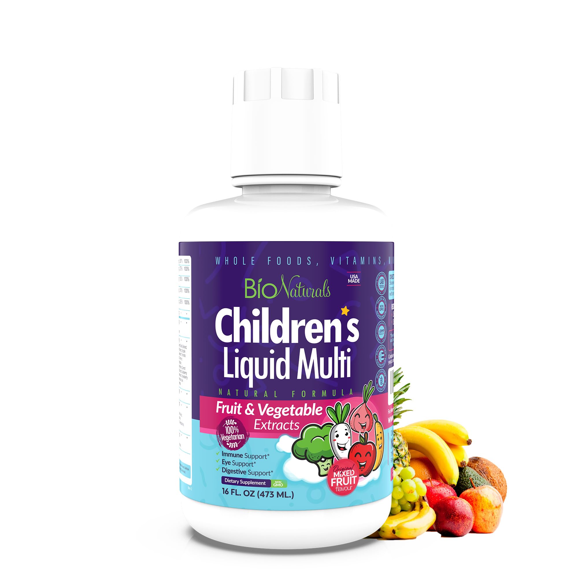 Snapklik.com : Bio Naturals Childrens Liquid Multivitamin & Immune ...