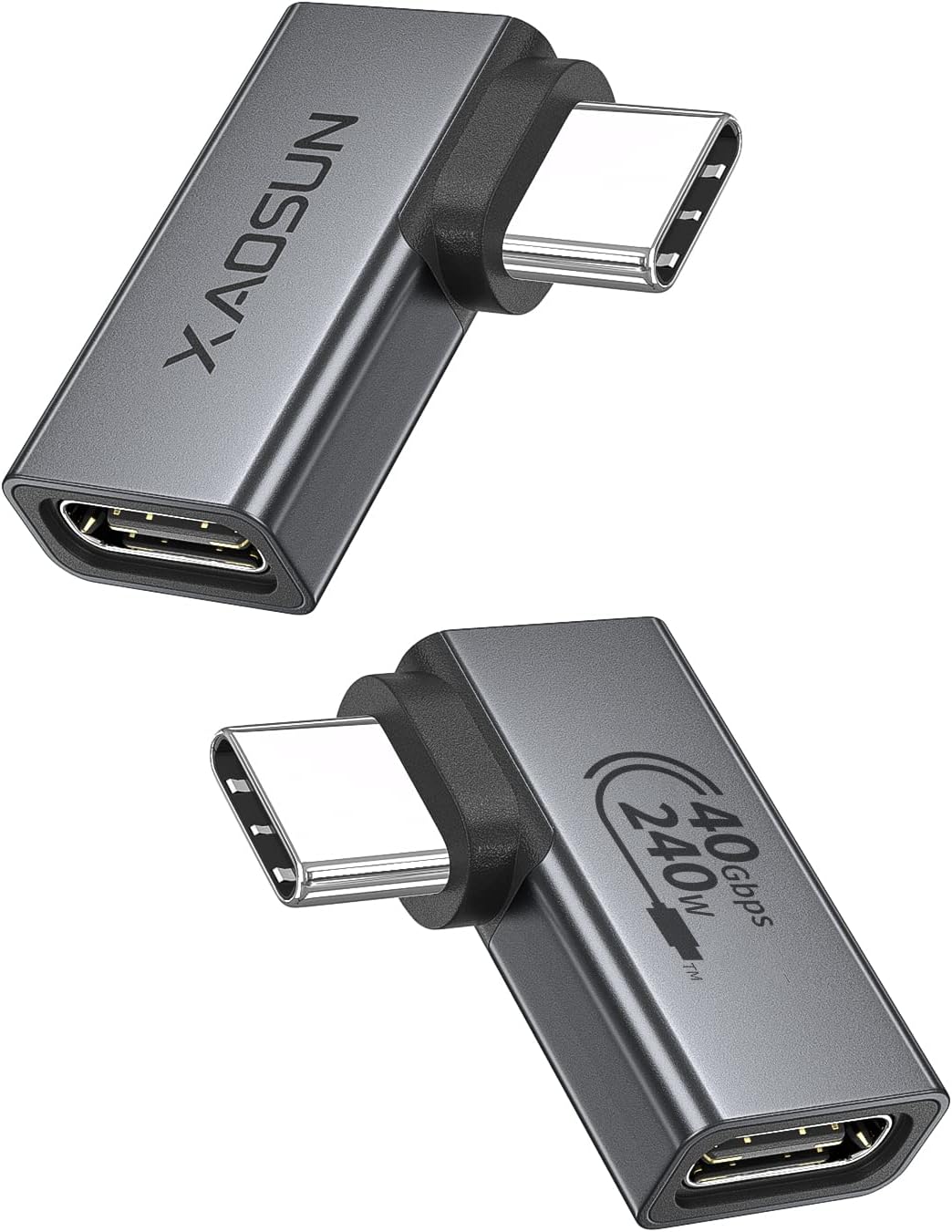 Amazon.co.jp: Hagibis usb l字, usb c l字, type-c アダプタ, usb-c l字, 240W 40Gbps 8K USB Cアダプター USB-Cオス ...