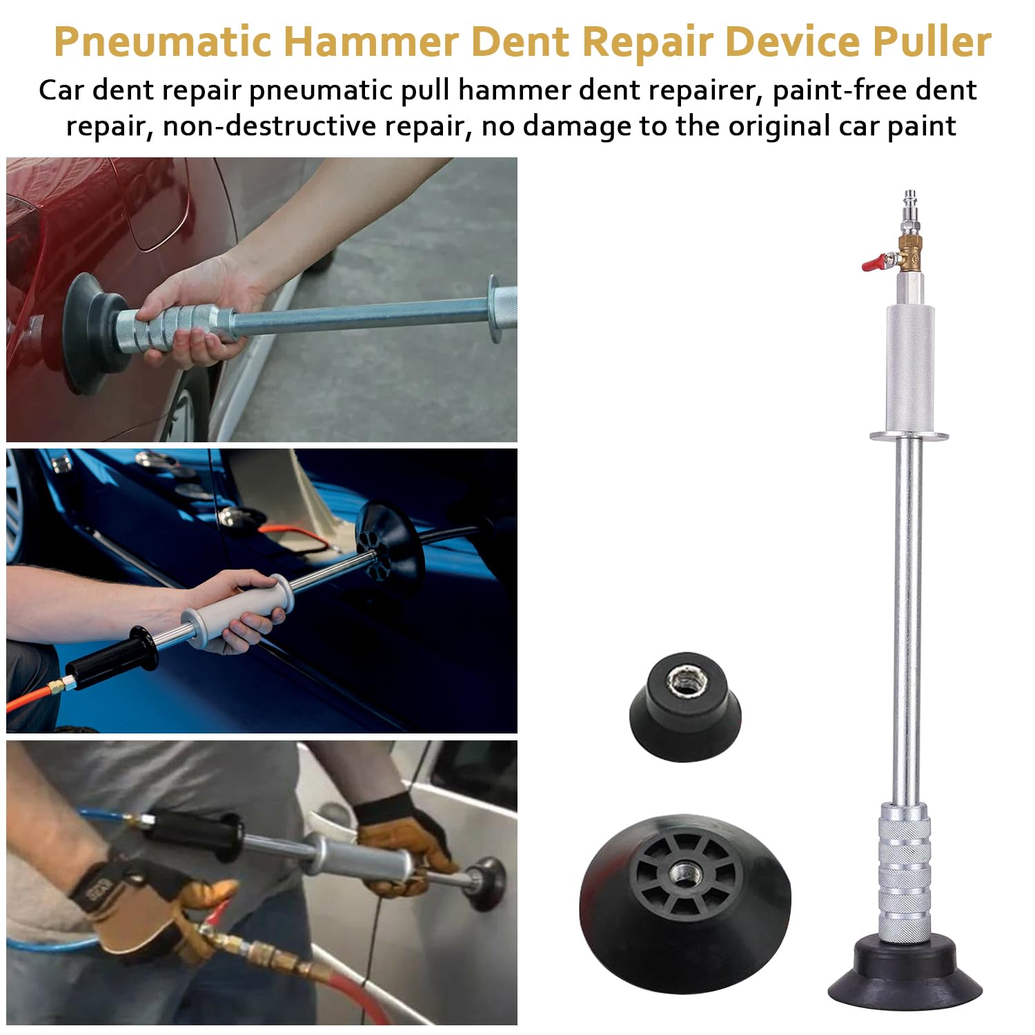 Snapklik.com : Savildo Upgraded Car Dent Air Pneumatic Dent Puller ...