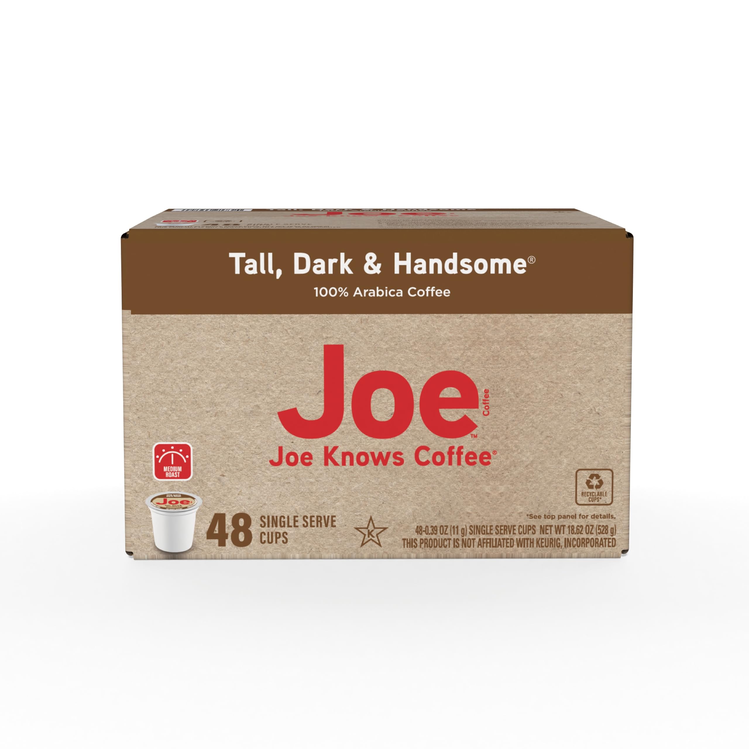 Amazon.com: Joe Knows Coffee Single Serve Cups Pods and Capsules, Tall ...