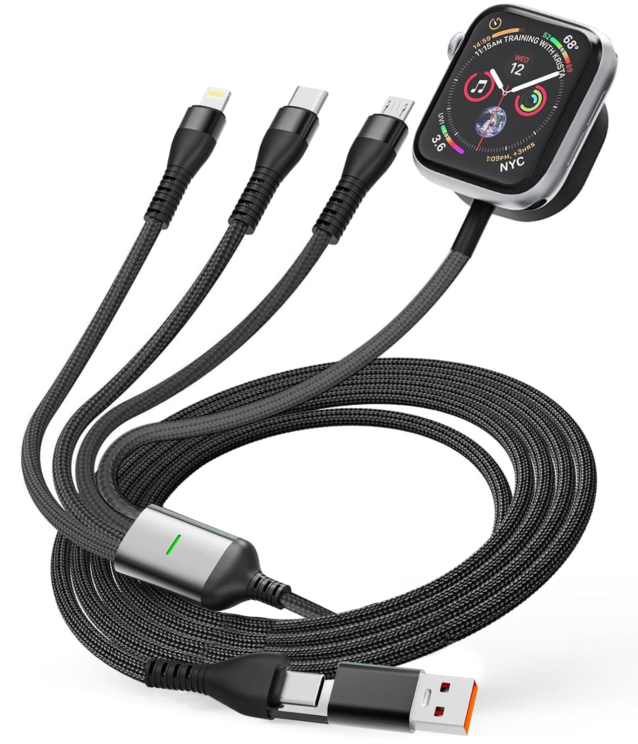 Amazon.com: 100W USB C Charging Cable for Apple Watch Charger 10FT ...
