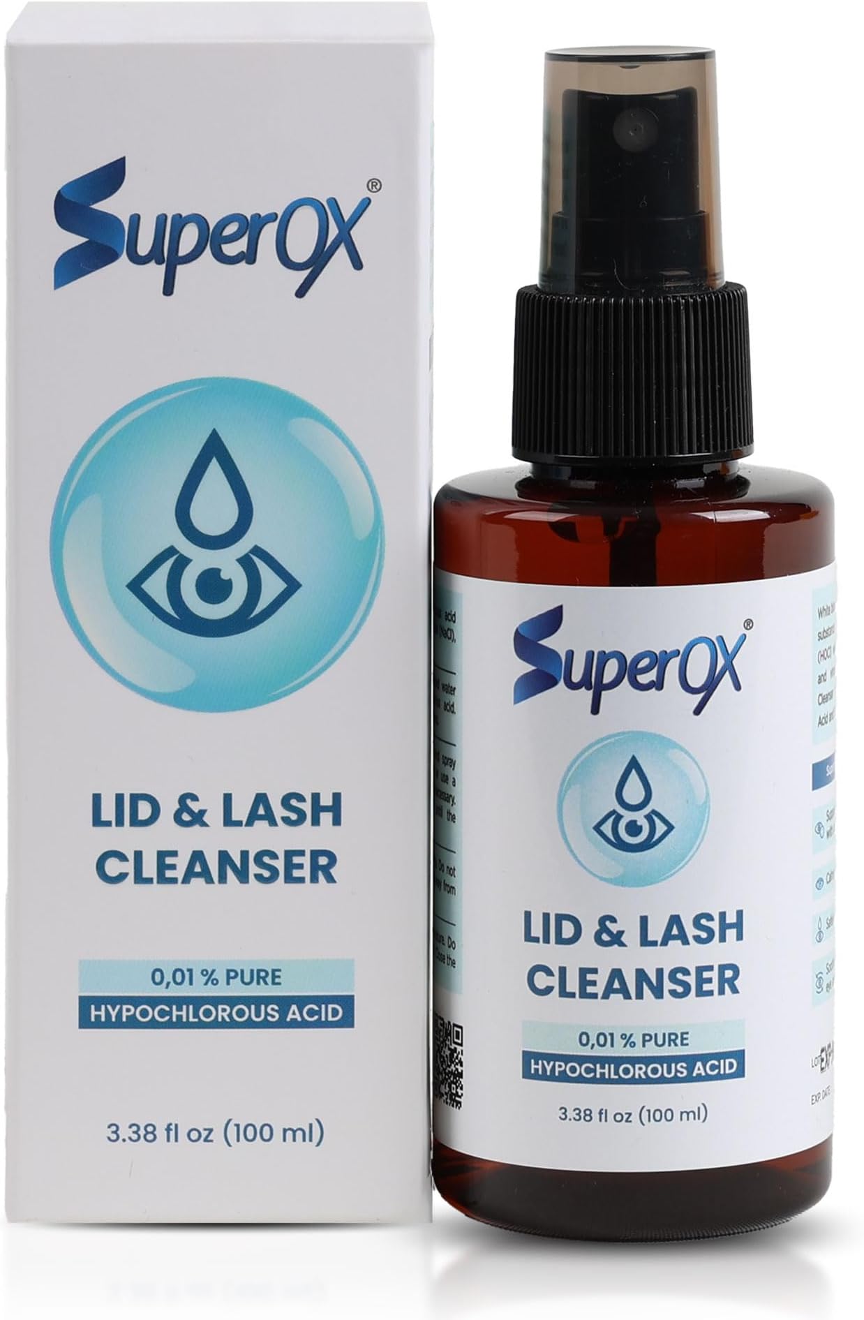 Amazon.com: PURE & CLEAN Daily Lid Cleanse and Lid Prep .01% ...