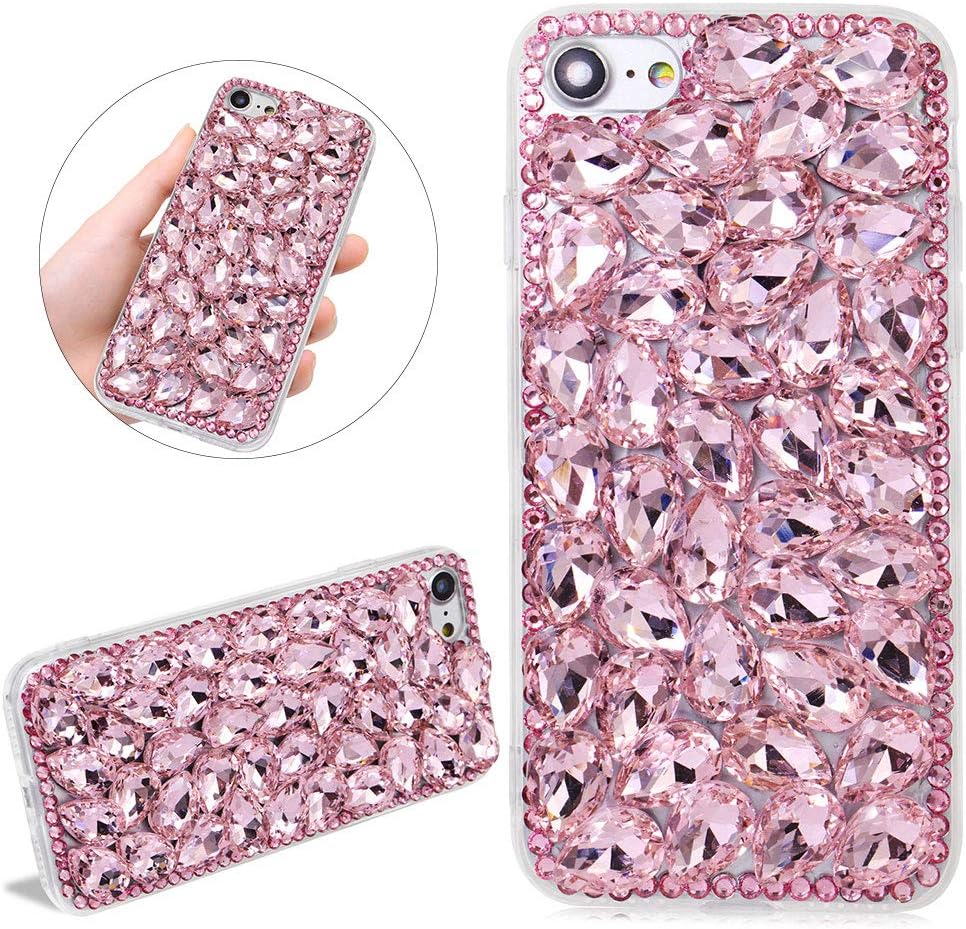 Amazon.com: Bling Diamond Case for iPhone 8 Plus/iPhone 7 Plus 5.5 ...