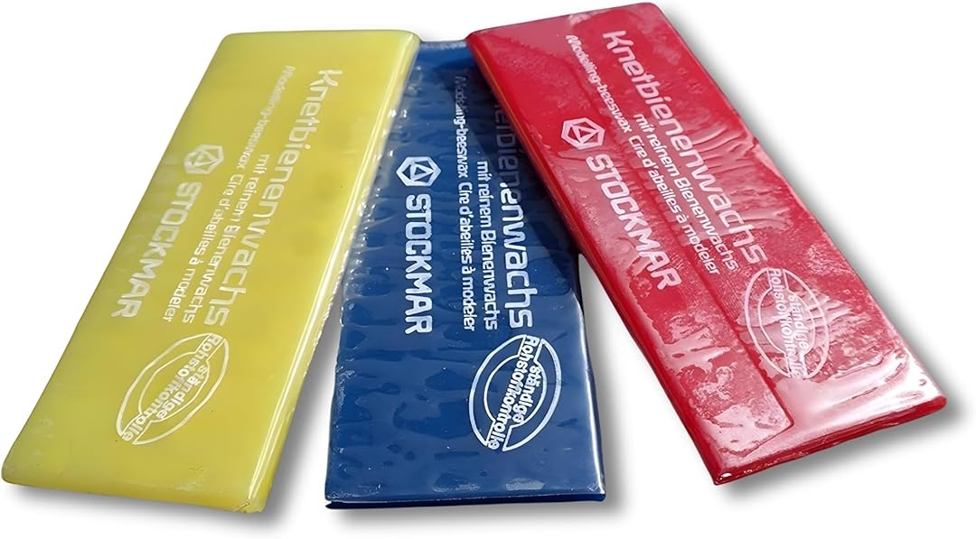 Stockmar Modelling Beeswax Sheets 3 Assorted Colors Of Natural Beeswax ...