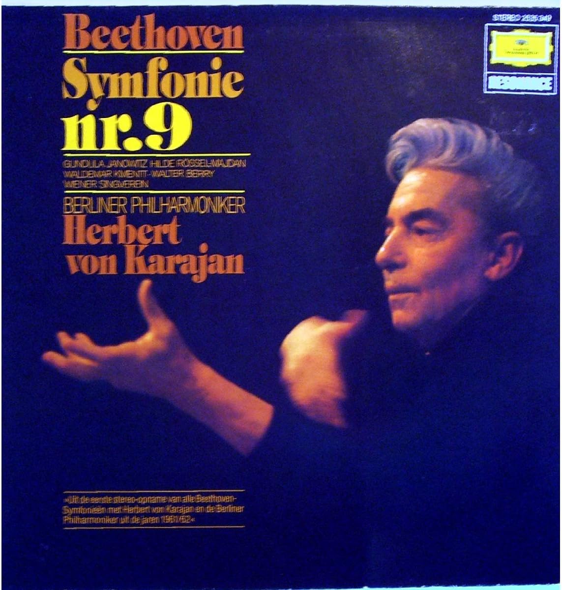 Beethoven: Symphony nr. 9 - Berliner Philharmoniker - Herbert von Karajan (FOC) by Ludwig van ...