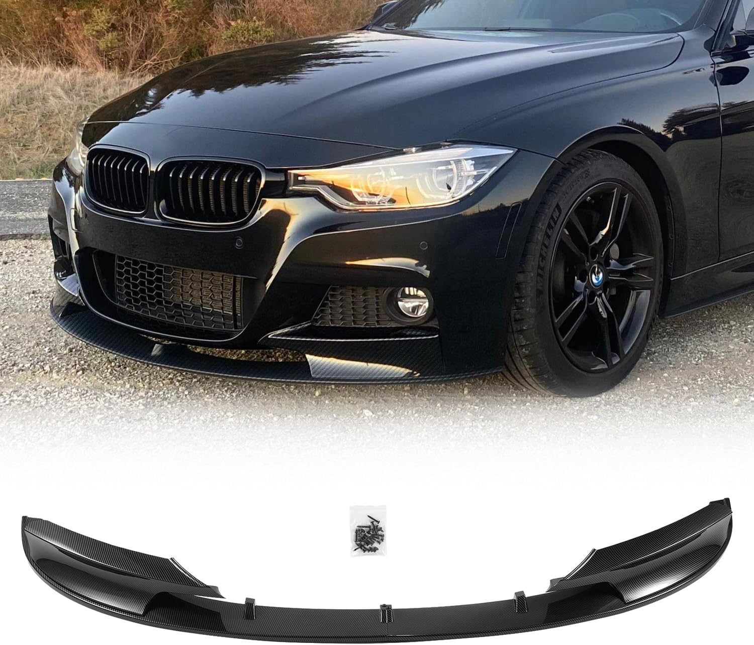 ACLONG Car Front Bumper Splitter for BMW F30 F31 328i 316d 335i 318d ...