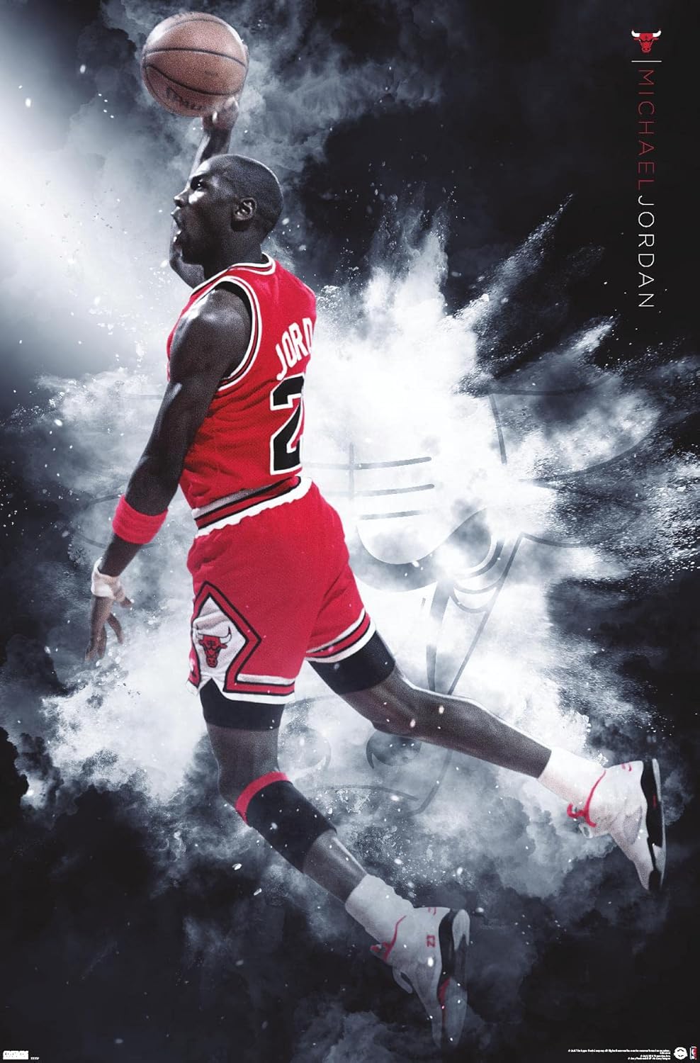 Amazon.com: Trends International Michael Jordan - Burst Wall Poster ...