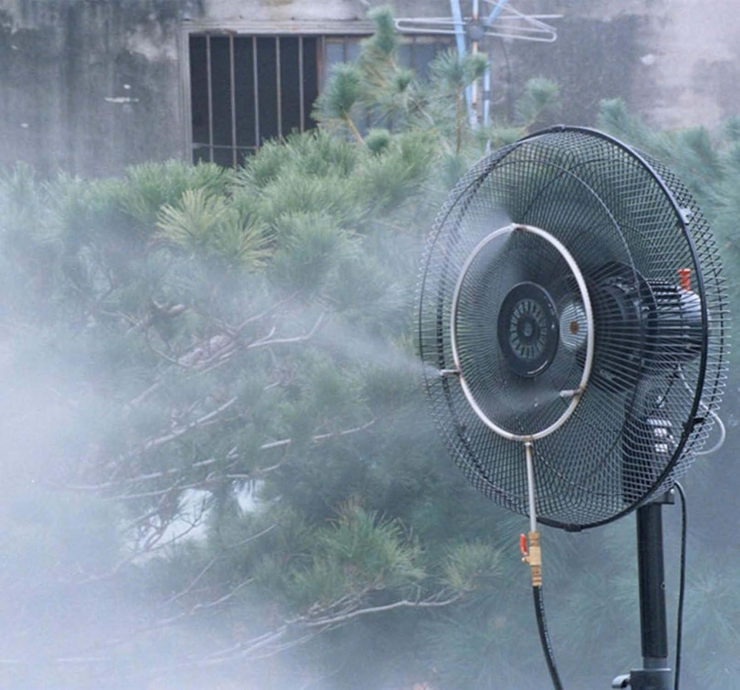 DIY Crafts Mist Cooling System Fan Misting Kit for Animal Plants ...