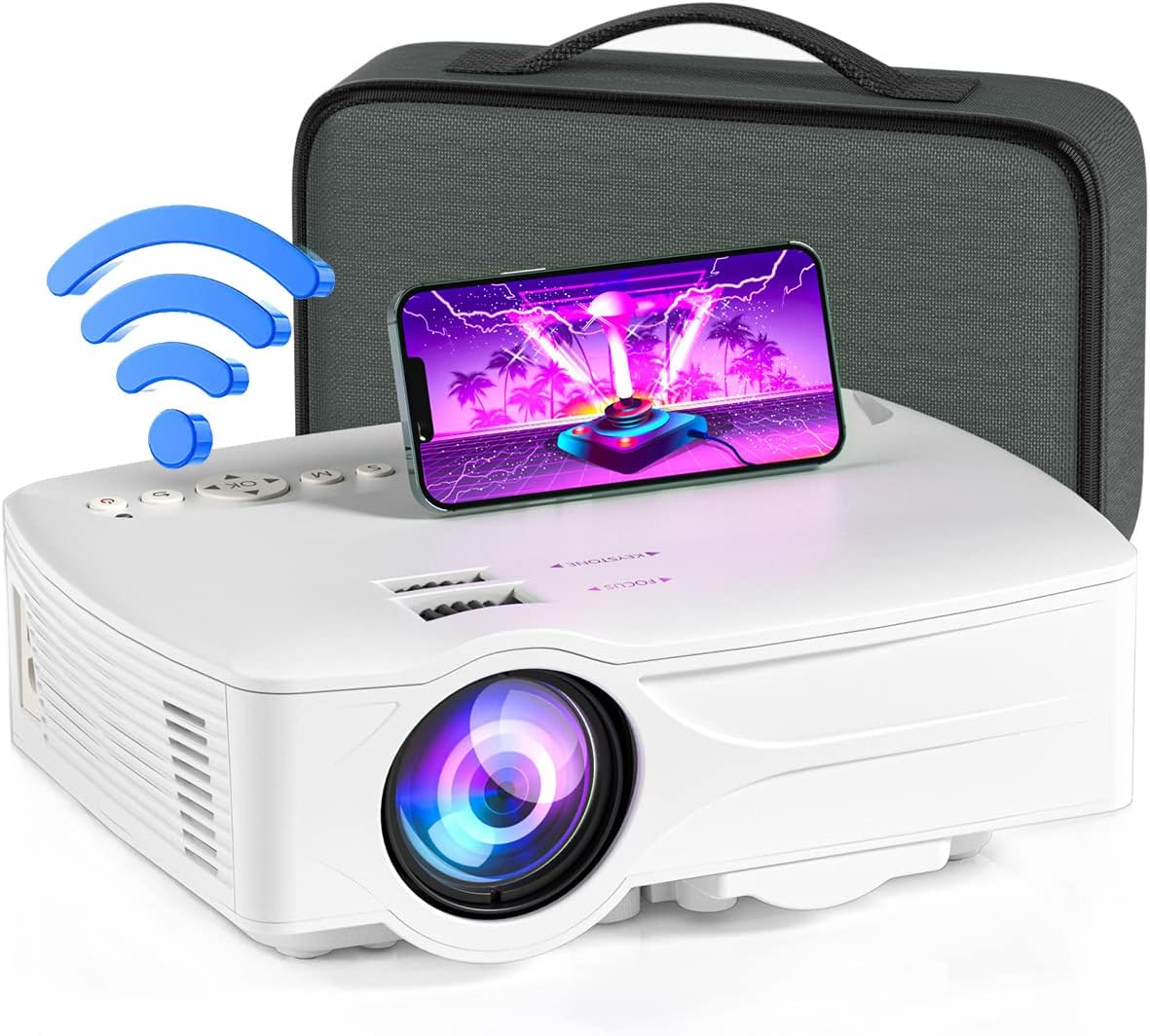 Amazon.com: Laptop WiFi Projector computer Portable Projector 1080P ...