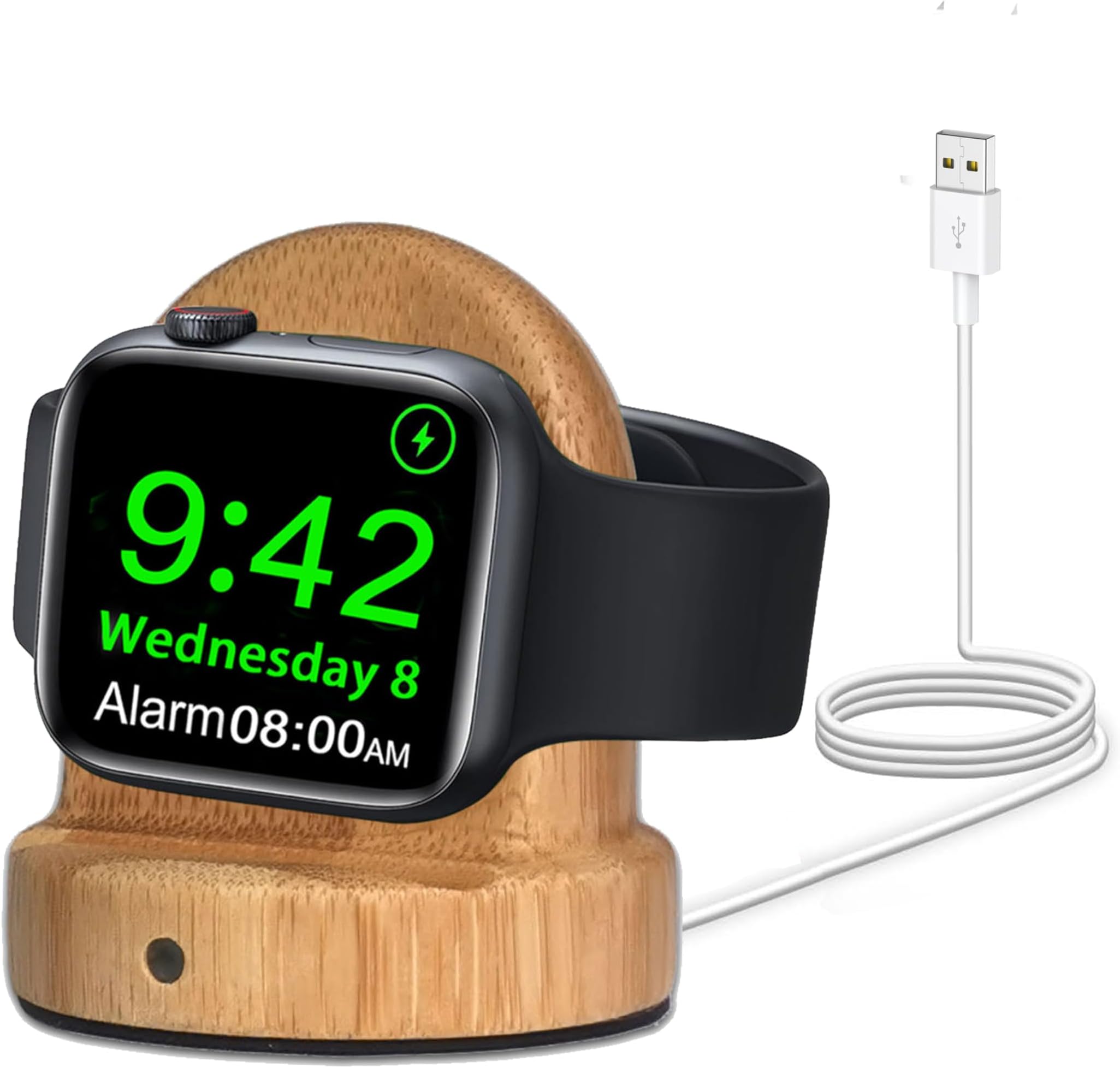 Amazon.com: Wooden Charging Stand Holder Dock Compatible with Apple ...