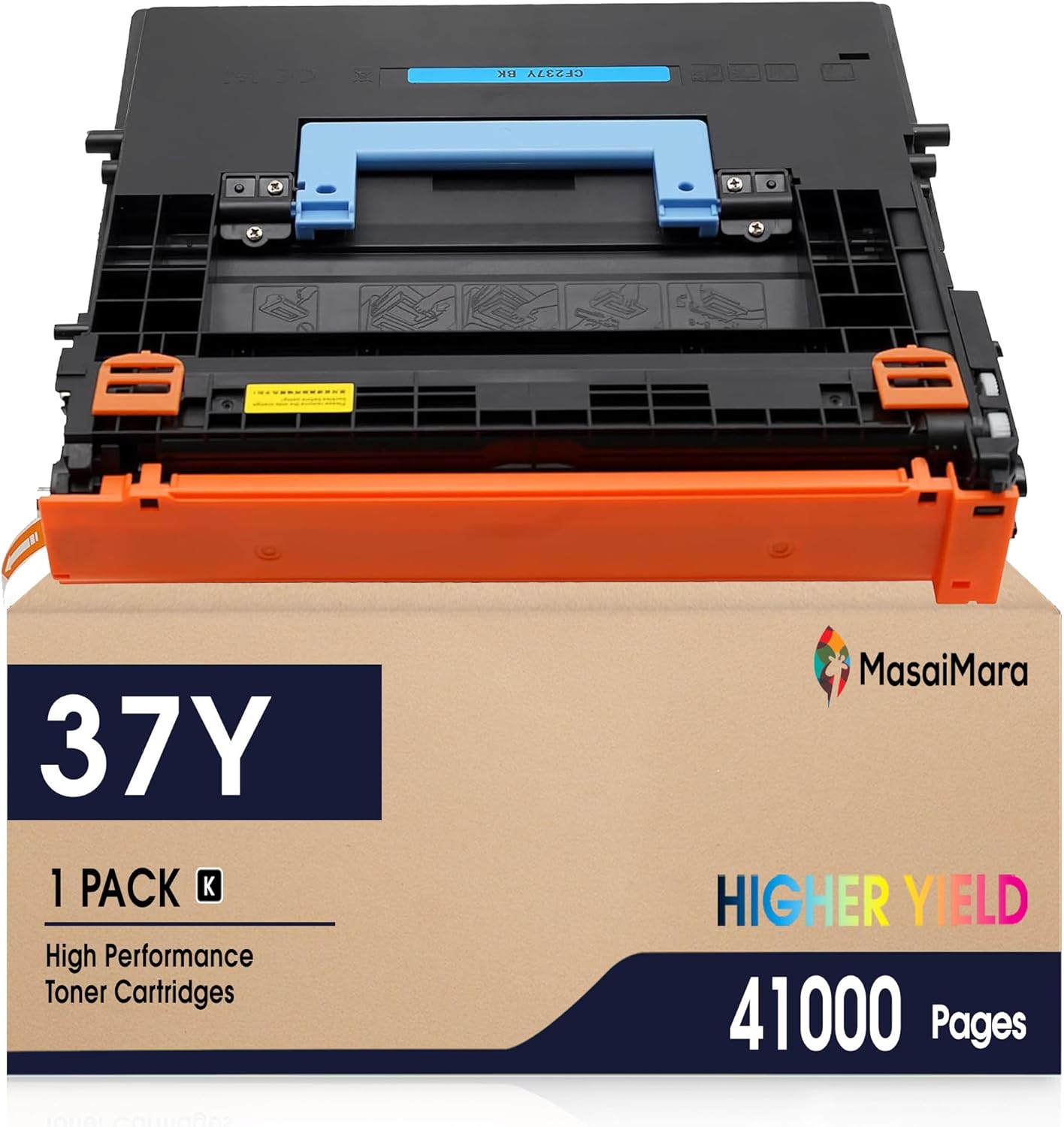 Amazon.com: MasaiMara 37Y CF237Y Extra High-Yield Compatible Toner ...