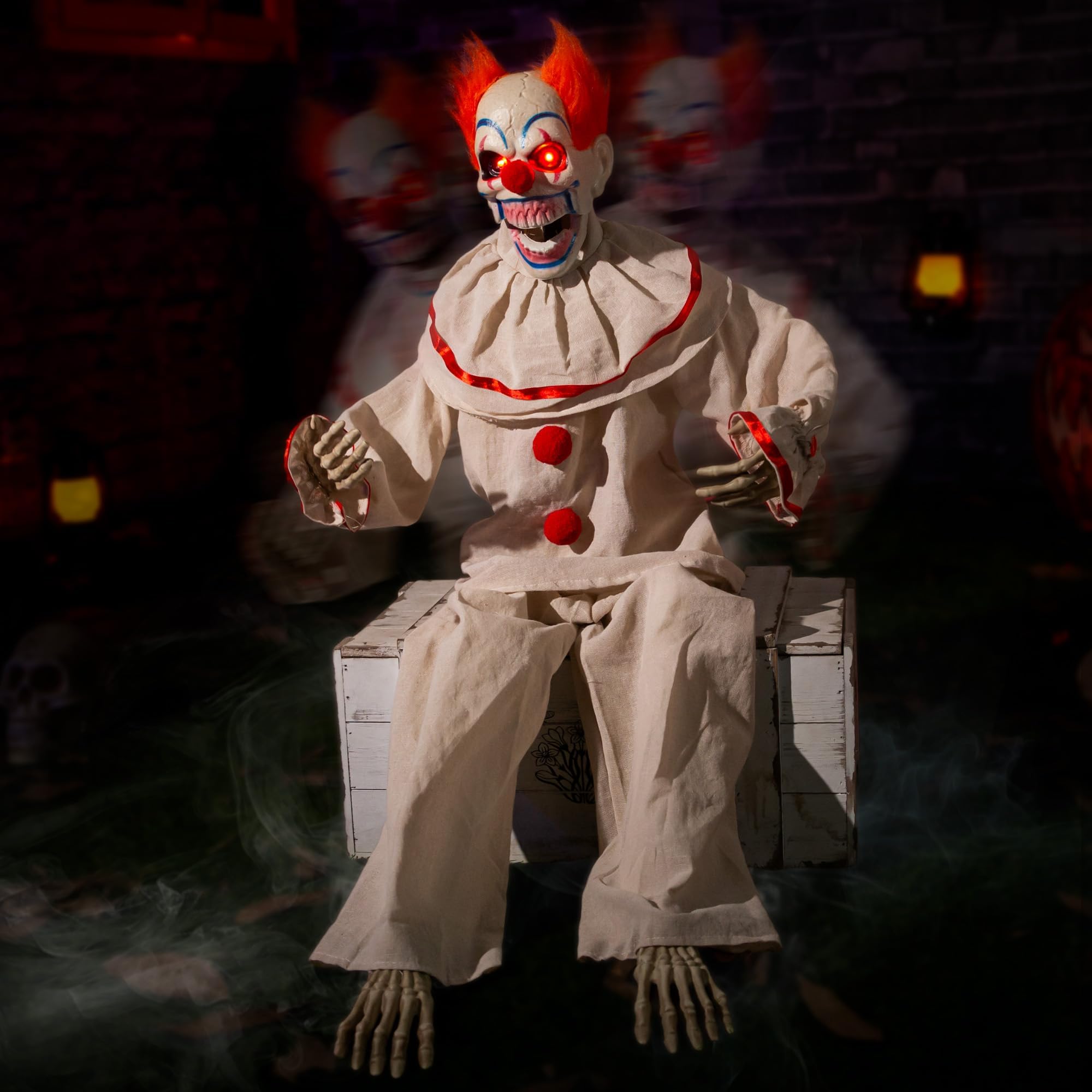 Amazon.com : Spirit Halloween 7 Ft Ringmaster Animatronic | Decorations ...