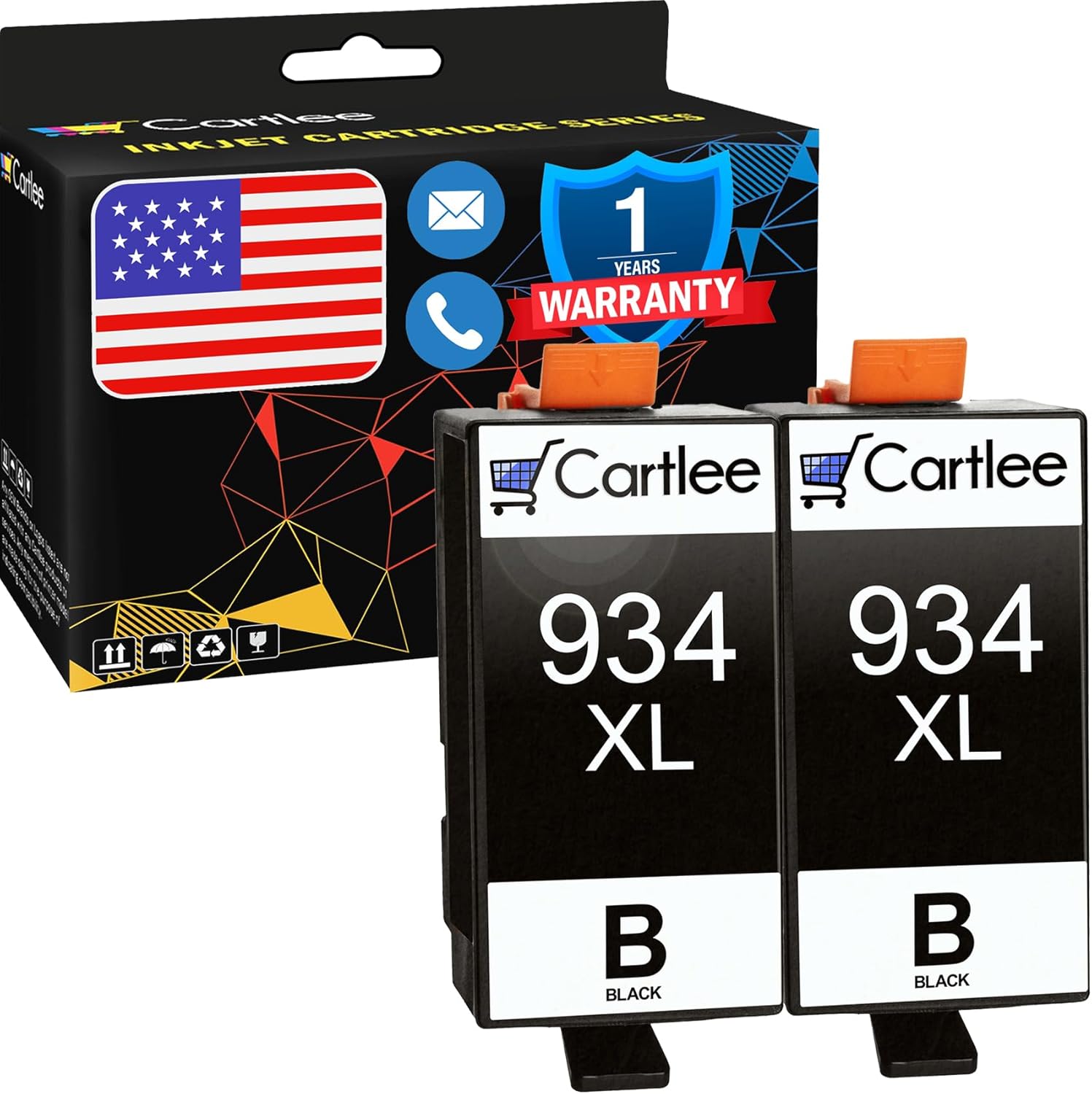Amazon.com: Cartlee Compatible Ink Cartridges Replacement for HP 934 ...