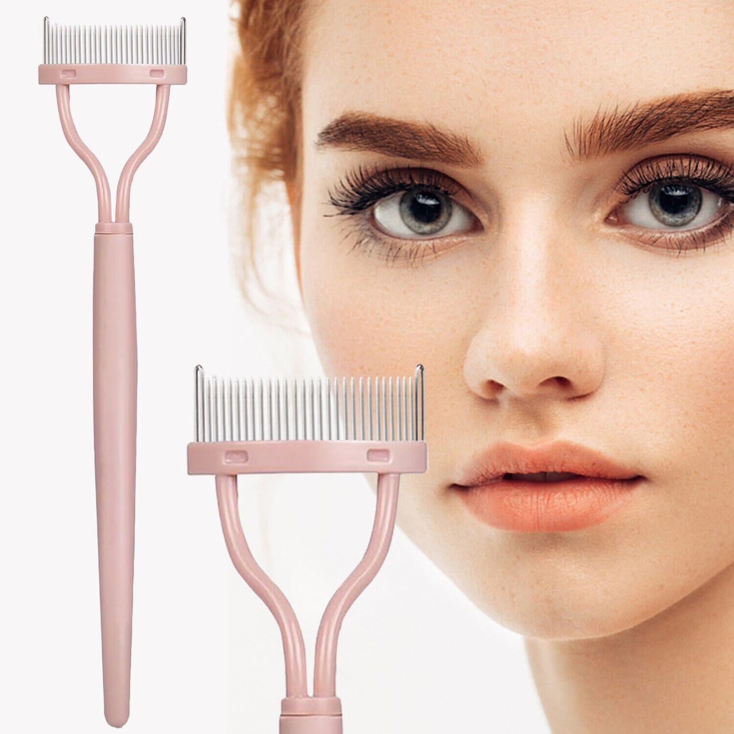 Amazon.com : Eyelash Comb - Eyelash Separator Tool Metal Teeth Lash ...