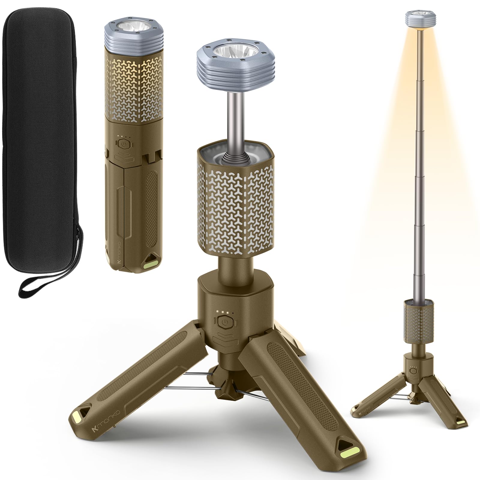 Amazon.com: MORIKO Camping Lights Rechargeable Telescopic, Portable ...