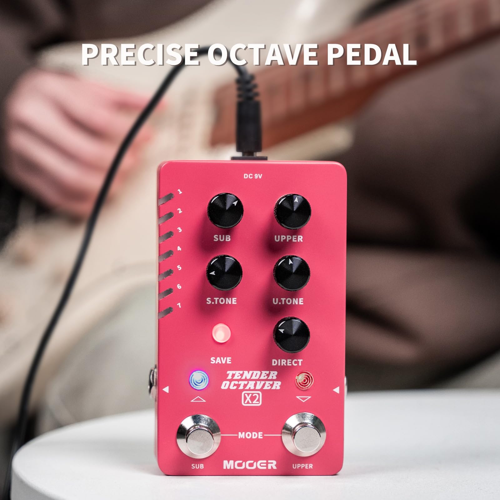 Snapklik.com : MOOER Octave Guitar Pedal Cover For 2 Complete Octaves ...