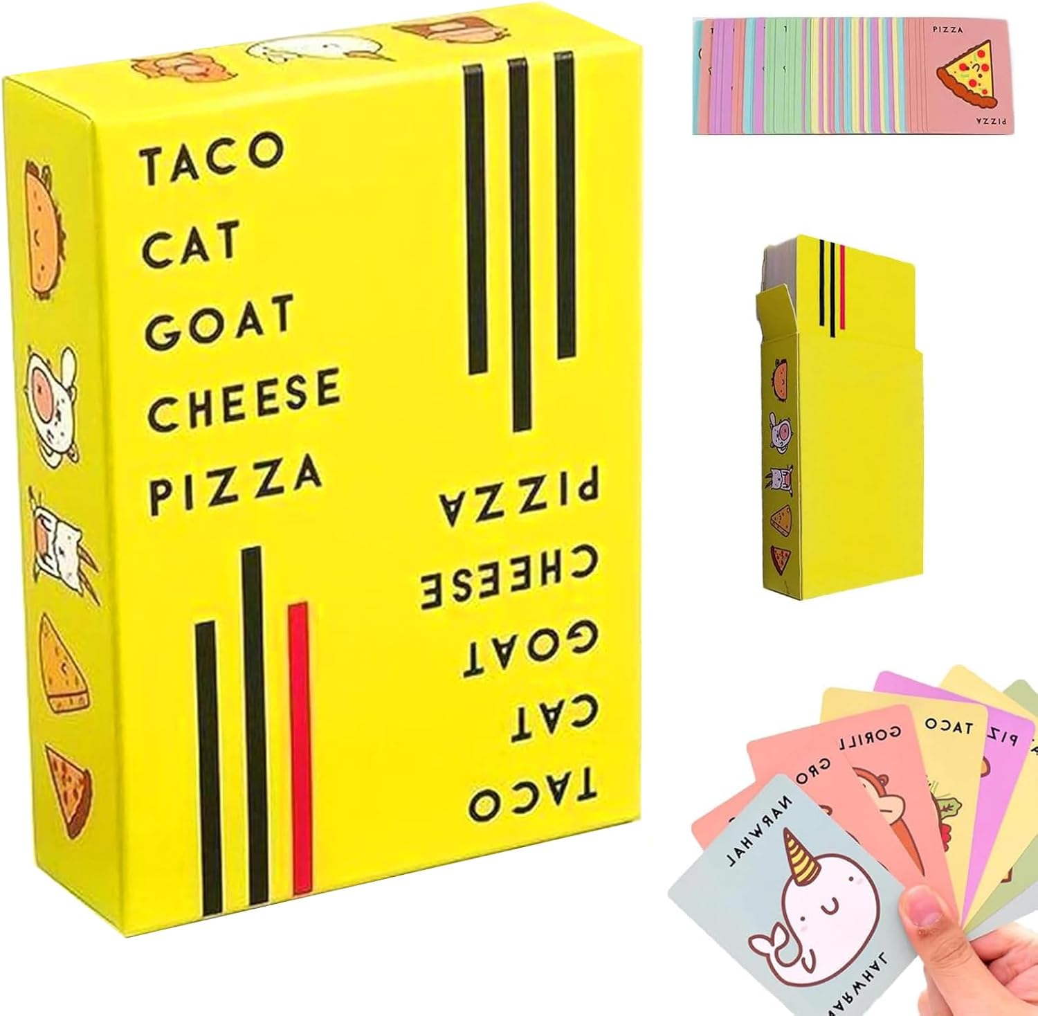 Family Card Games, Pizza Card Game Card Game Pizza Party Game Card ...