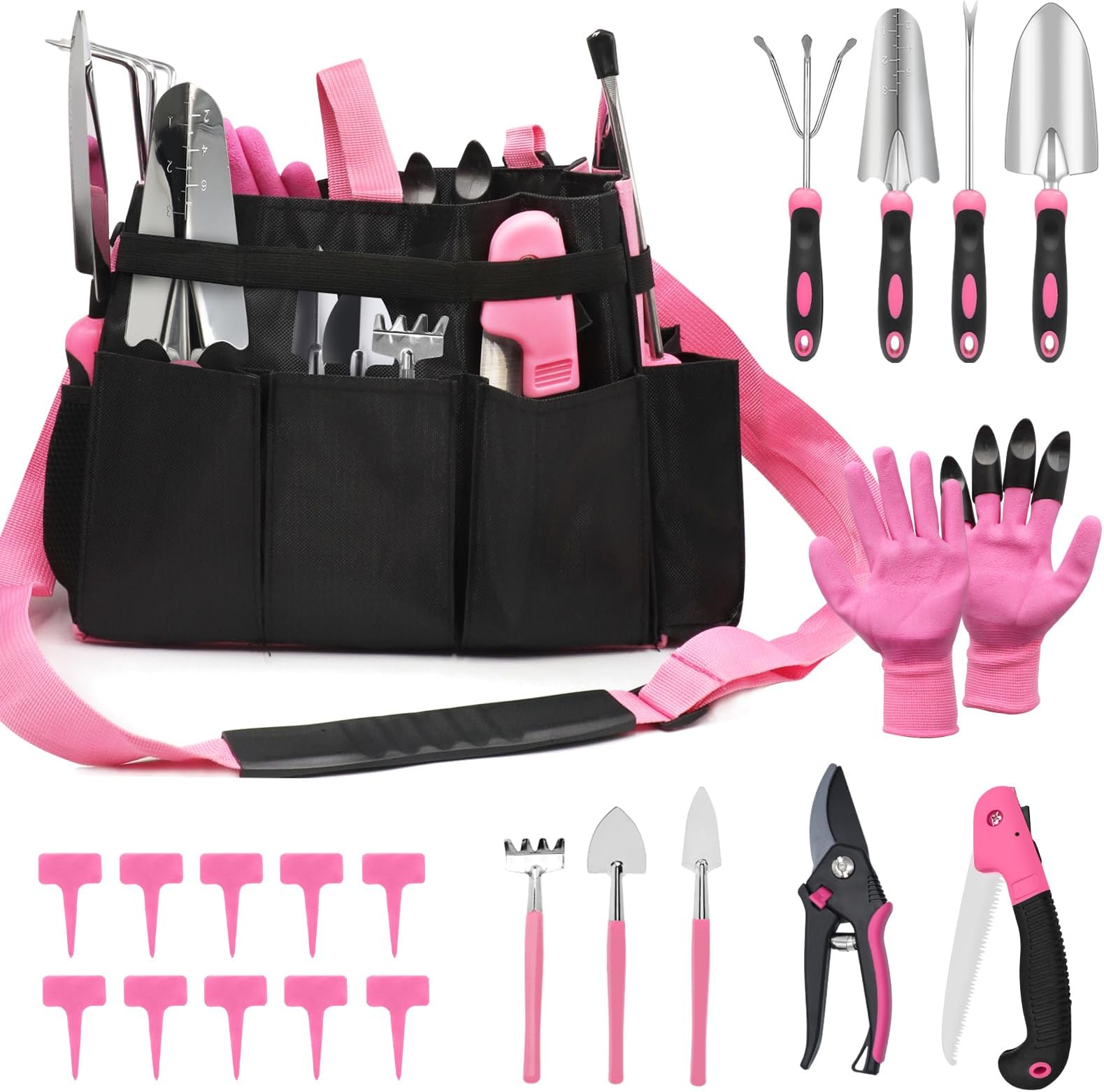 Amazon.com : 7pc Stainless Steel Heavy Duty Tool Set with Non-Slip ...