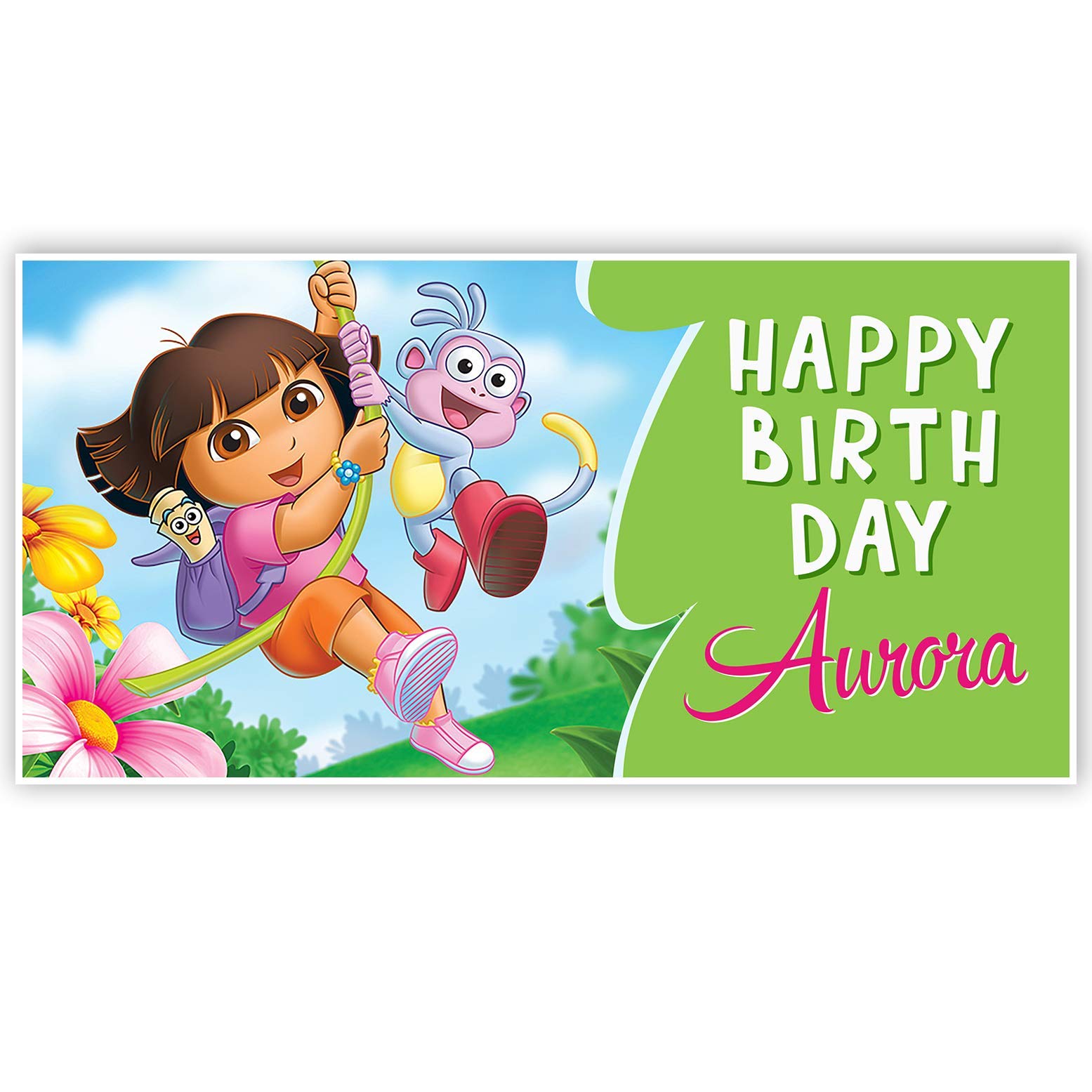 Buy Dora The Explorer Birthday Banner Online at desertcartINDIA