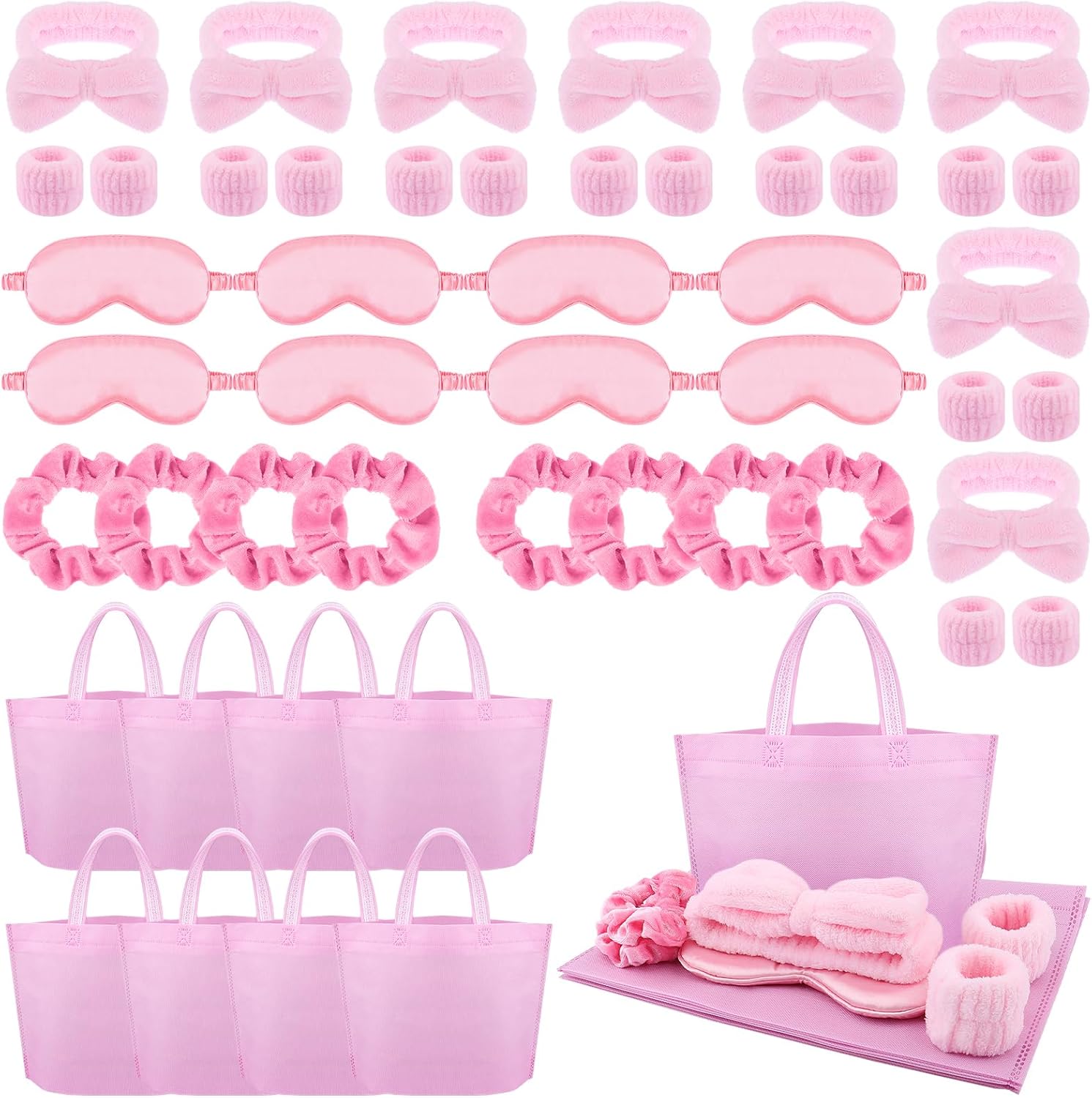 48 Pcs Sleepover Party Supplies for Girls Eye Mask Spa Supplies ...
