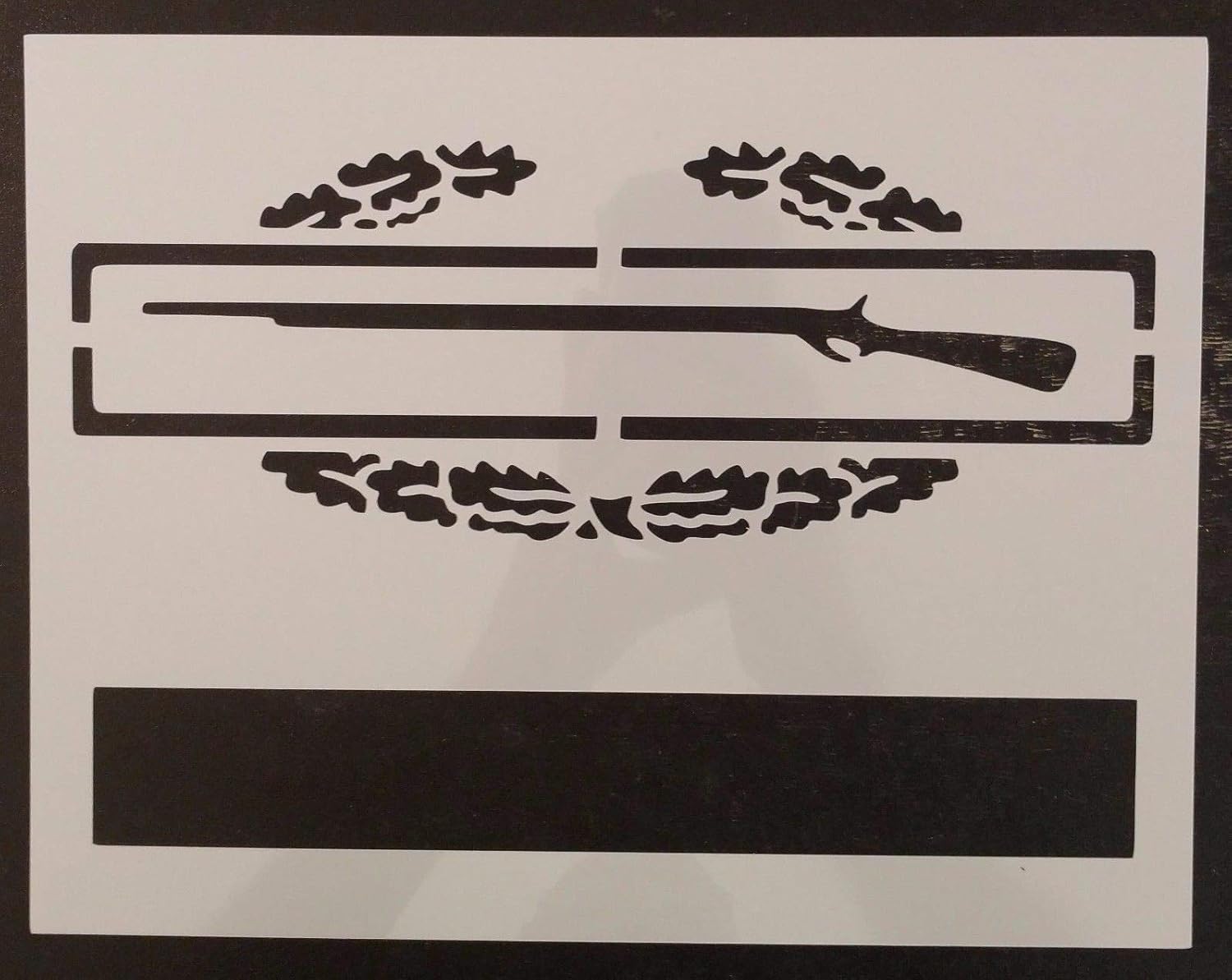 Amazon.com: Reusable Sturdy Stencil US Combat Infantry Badge CIB 8.5" x ...