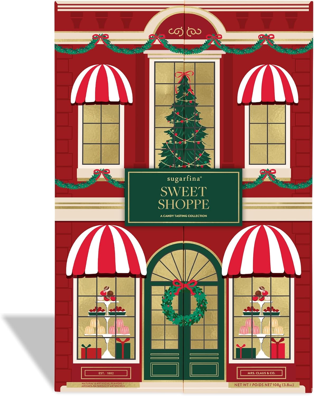 Amazon.com: Sugarfina Sweet Shoppe 12 Days Advent Calendar | Holiday ...