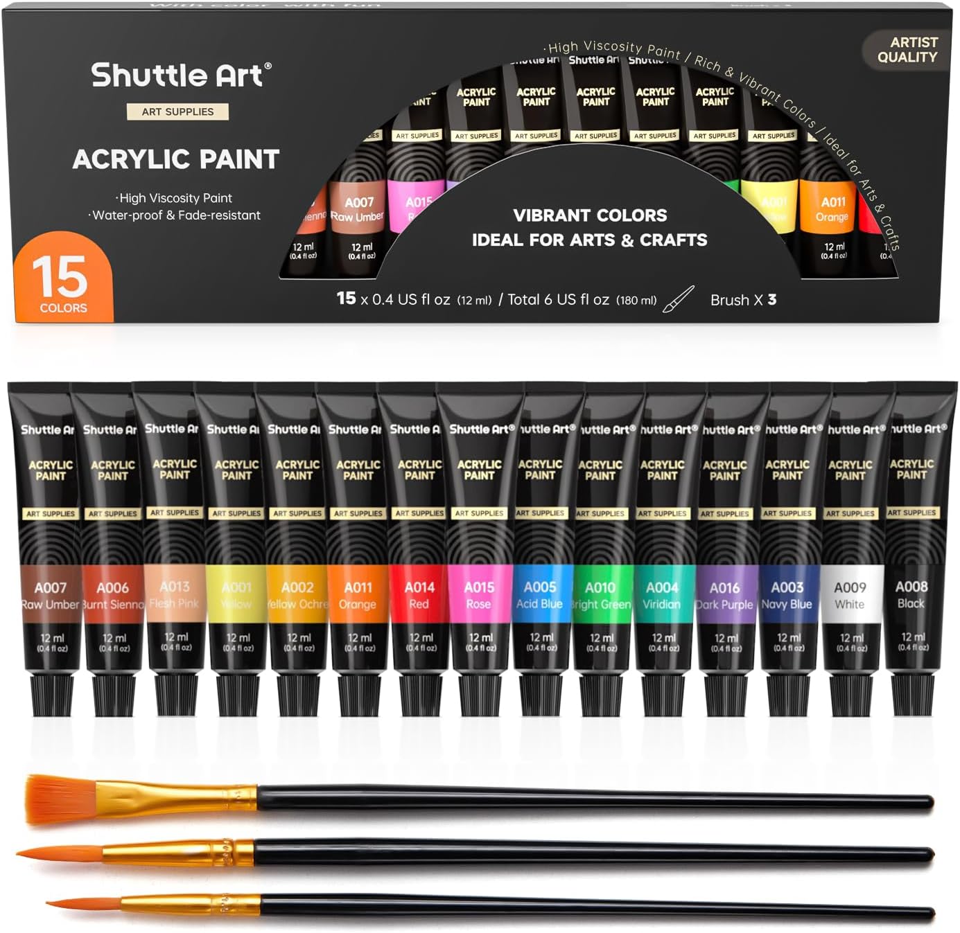 Amazon.com: Mondo Llama 12ct Artist Watercolor Paint Tubes : Arts ...