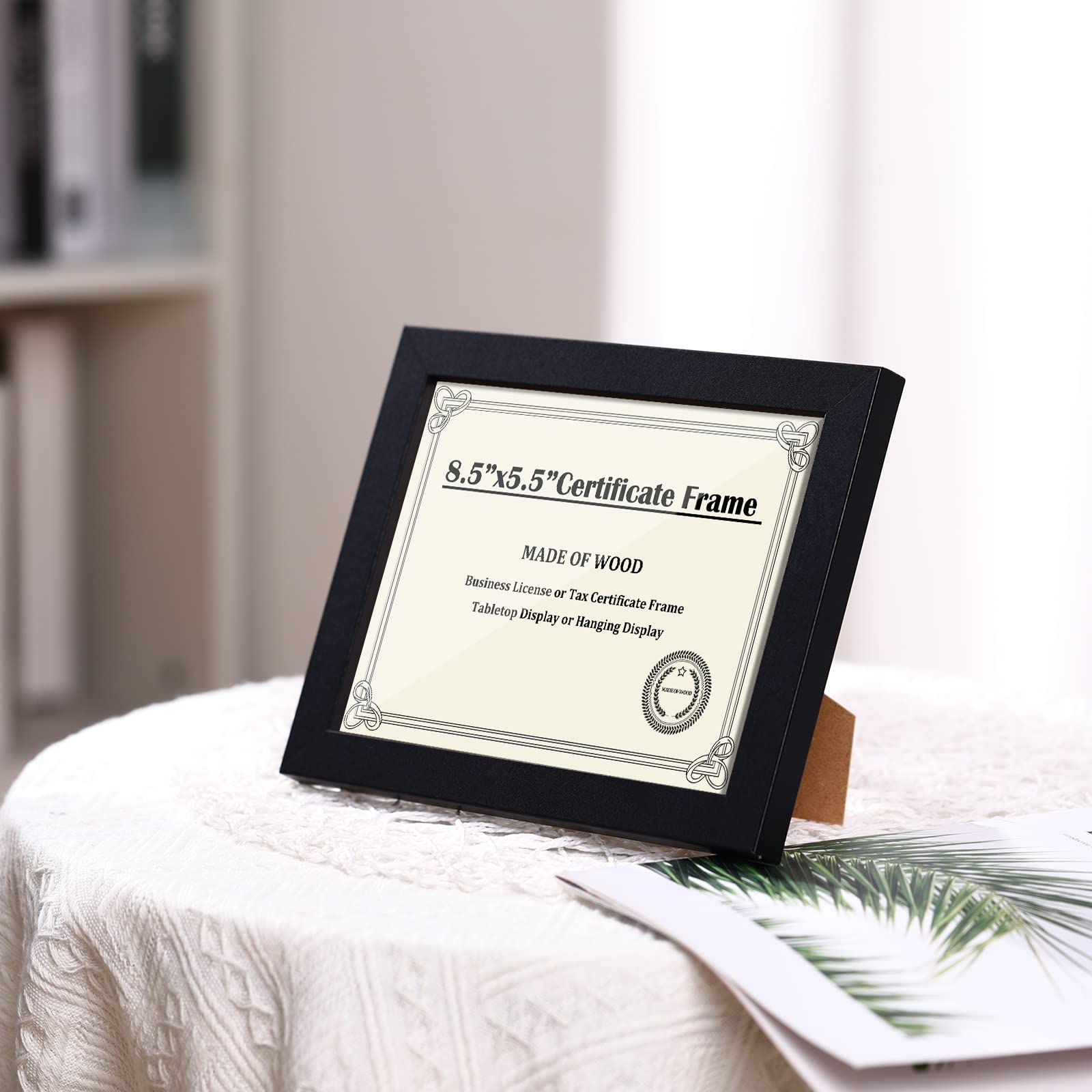 Playbill Frame 5.5x8.5 Business License Frame For Certificates/Document ...
