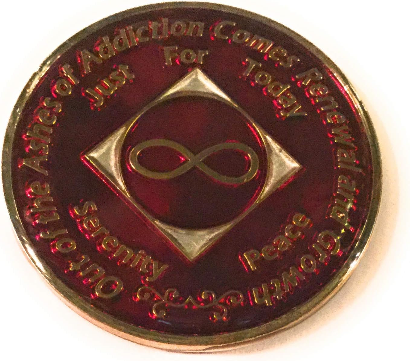 Amazon.com: NA Eternity, Infinity Red - Medallion, Chip, Coin, Token ...