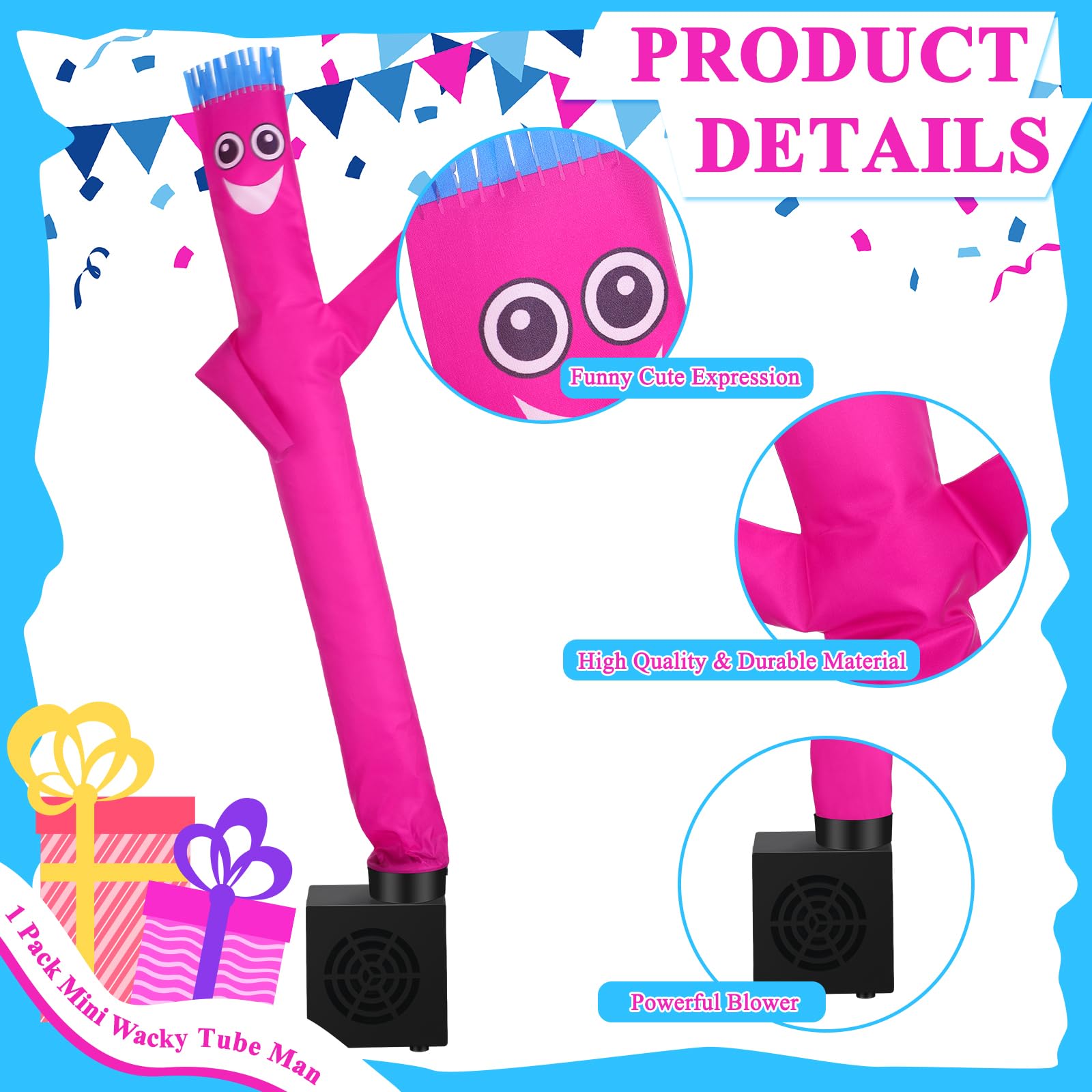 Snapklik.com : Poen Mini Wacky Waving Inflatable Tube Guy For Kids Gift