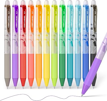 Amazon.com: Four Candies 0.7mm Erasable Gel Pens, Make Mistakes ...