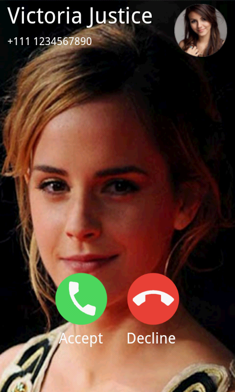 Emma Watson Full Screen Photo Call Receiver: app su Amazon Appstore